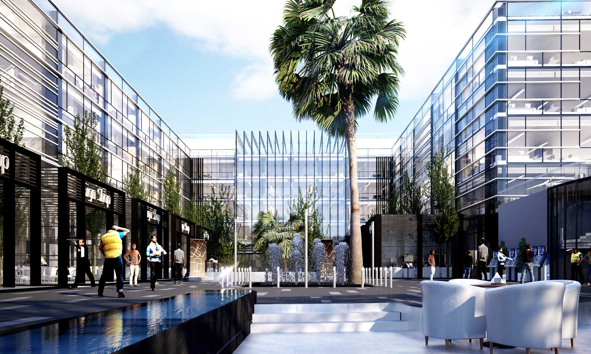 trivium square mall New Cairo - Luxury Compounds For sale