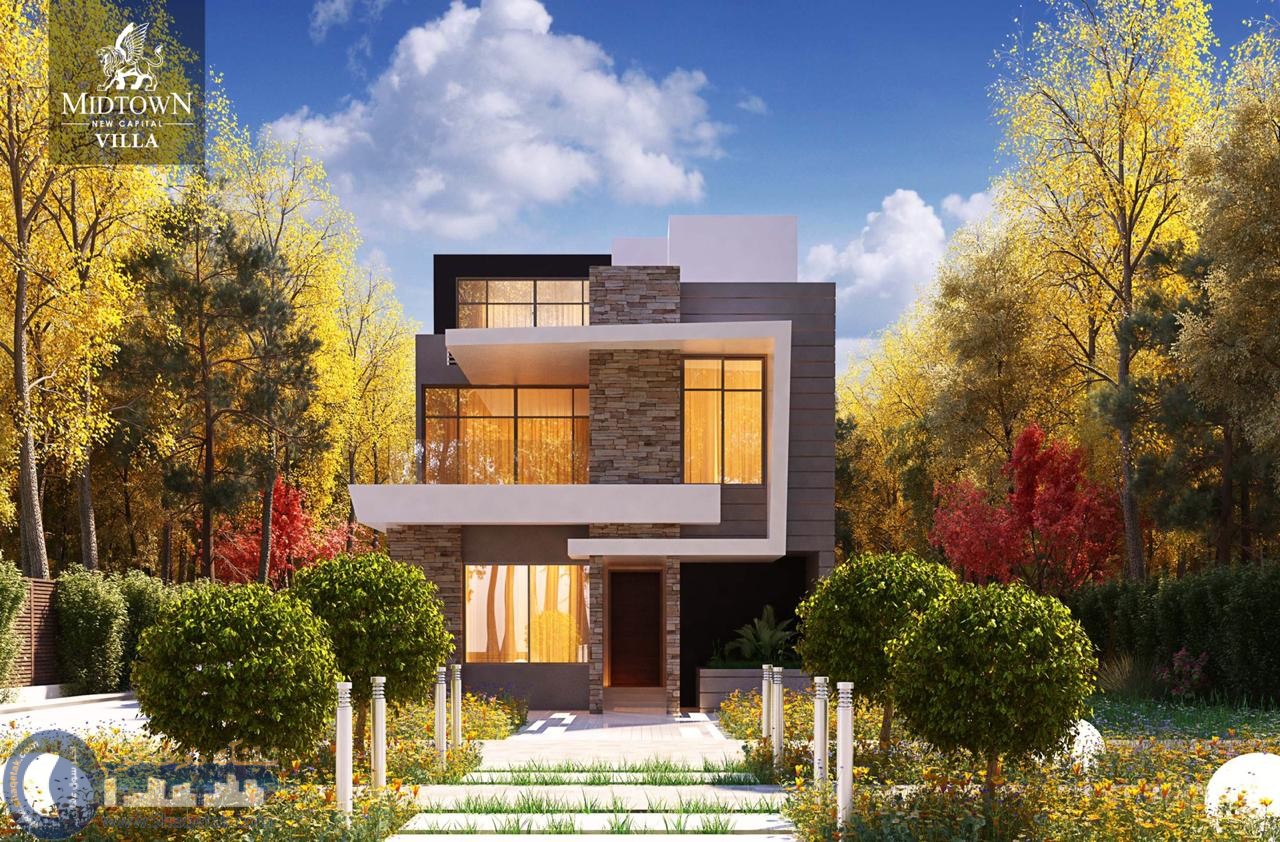 Villa for sale 400m in Midtown Solo compound The Administrative Capital at an incredible price ...