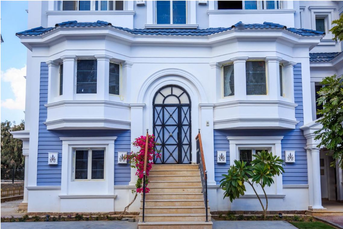 The most distinctive I Villa for sale at mountain view giza plateau Compound with an area of ...