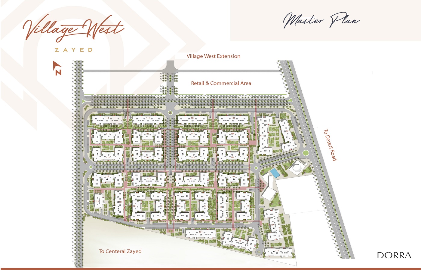 Units with an area of 164 m² for reservation in Village West Sheikh ...