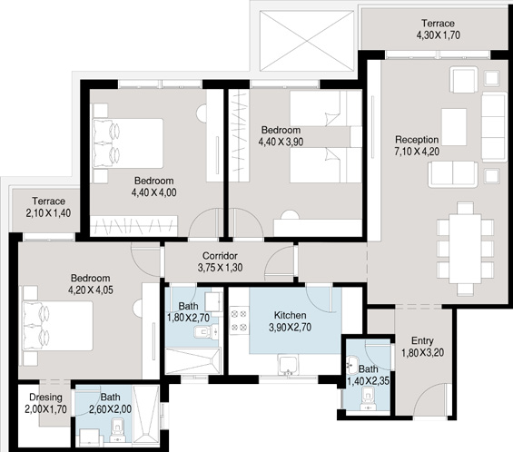Blue Tree New Cairo Sky AD - Luxury Compounds For sale