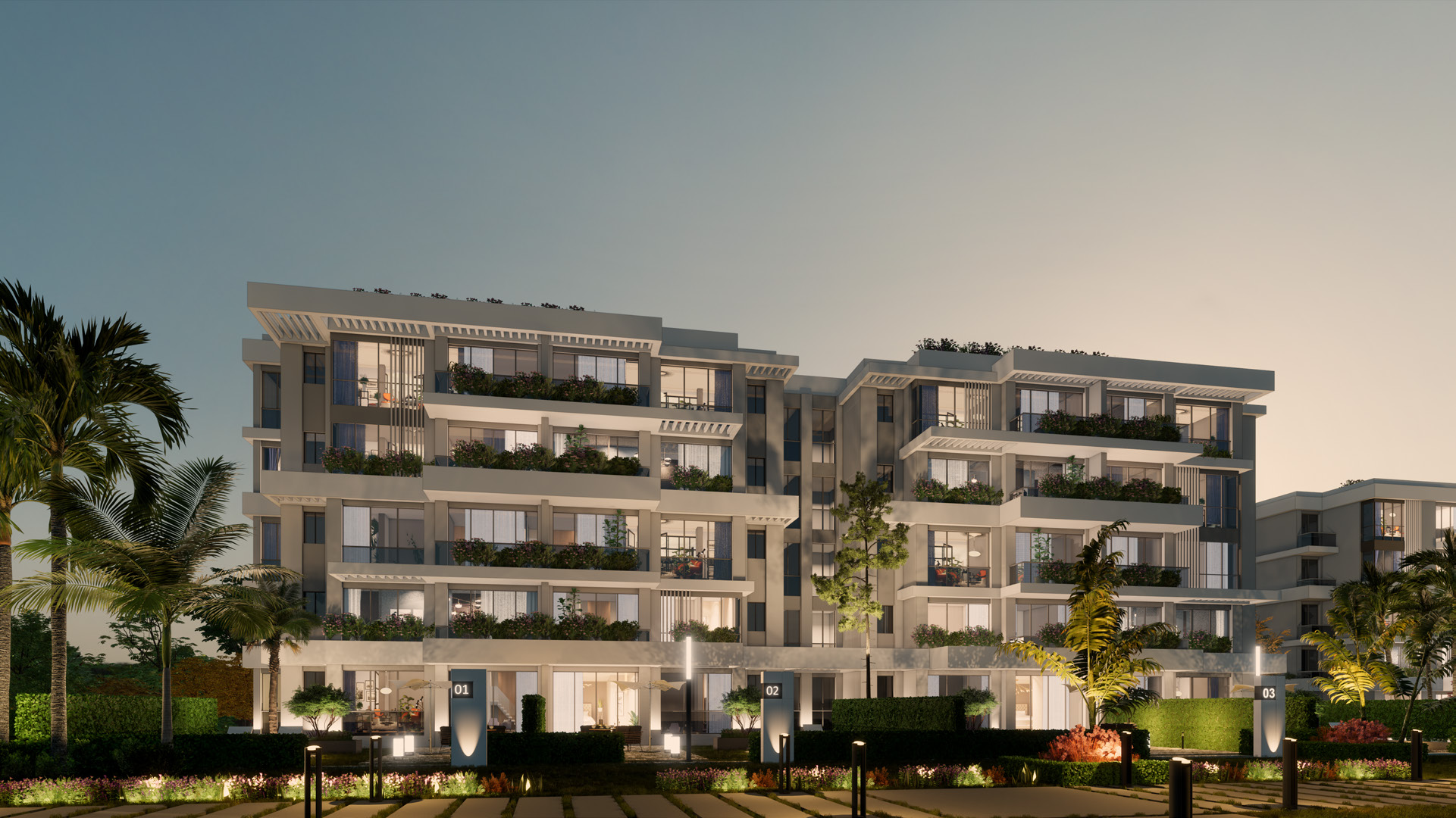 Blue Tree New Cairo Sky AD - Luxury Compounds For sale