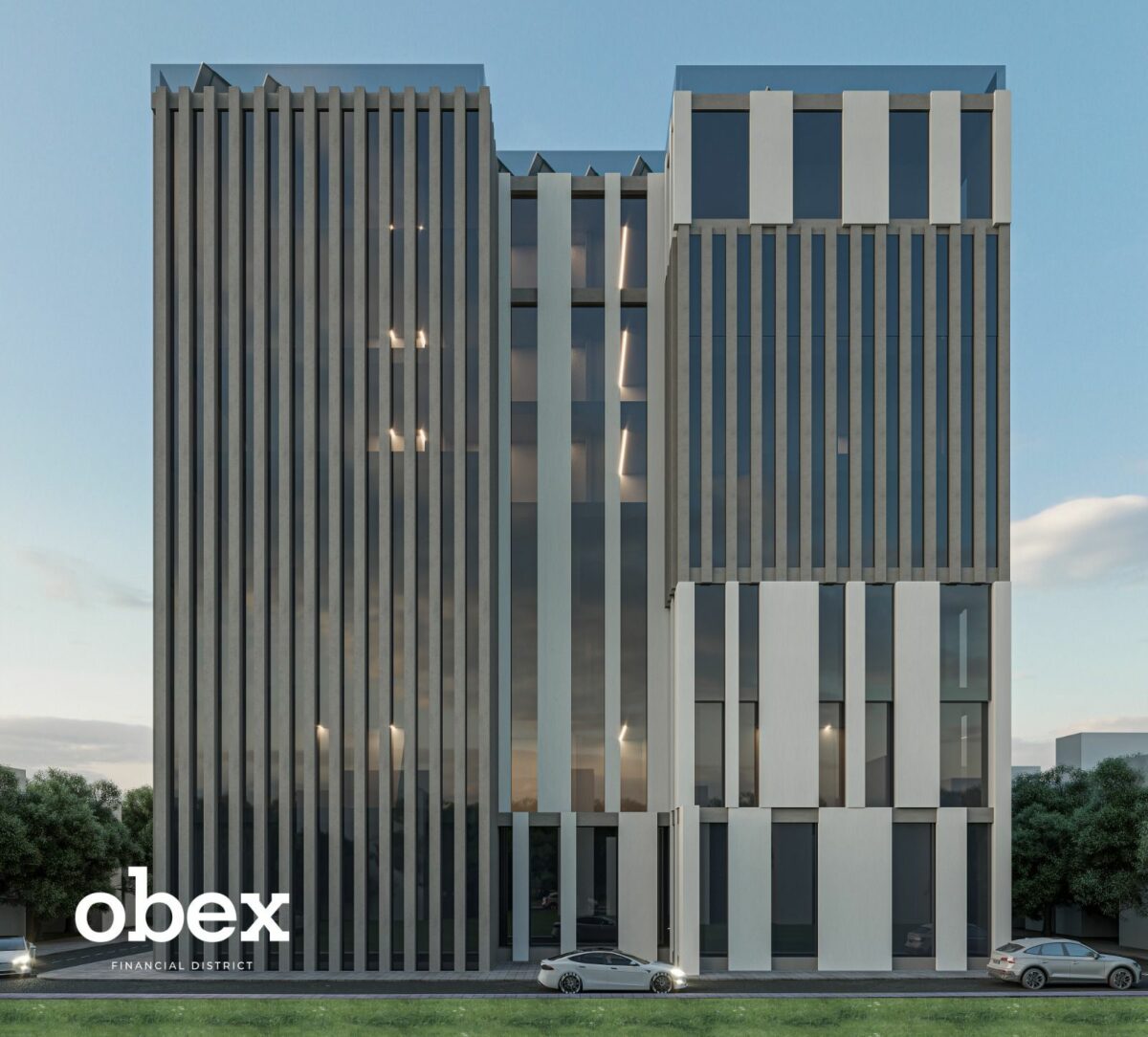 Learn about the price of an office with an area of 90 meters in Obex Business Hub Mall New ...