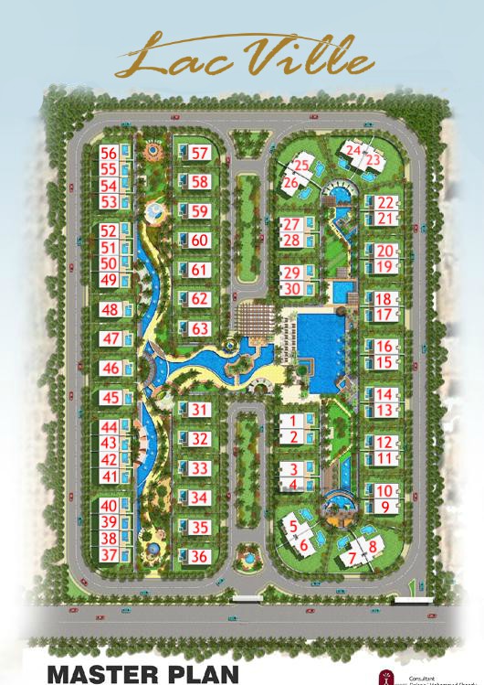 Get a villa in Lac Ville El Sheikh Zayed with an area of 320 meters ...