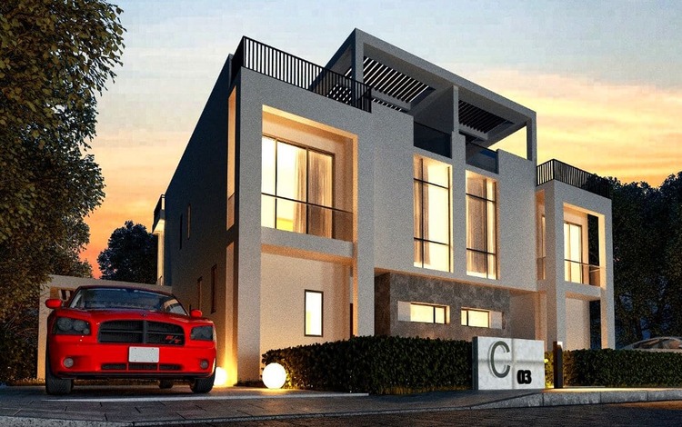 Get a villa in Lac Ville El Sheikh Zayed with an area of 320 meters ...